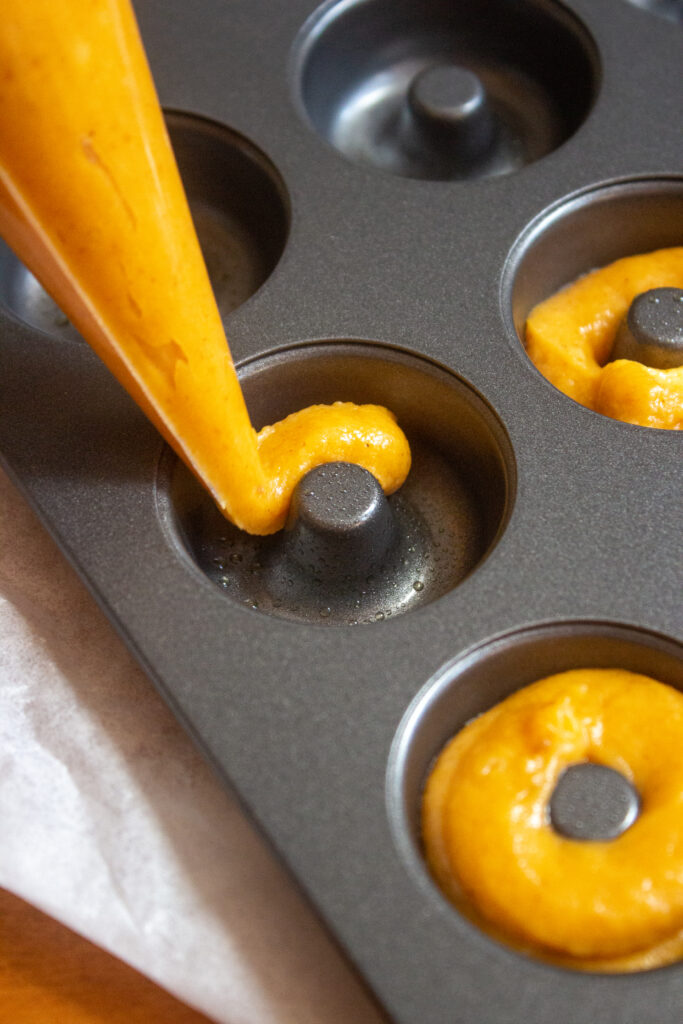 Mini Cinnamon Sugar Pumpkin Donuts - Taffey Bakery