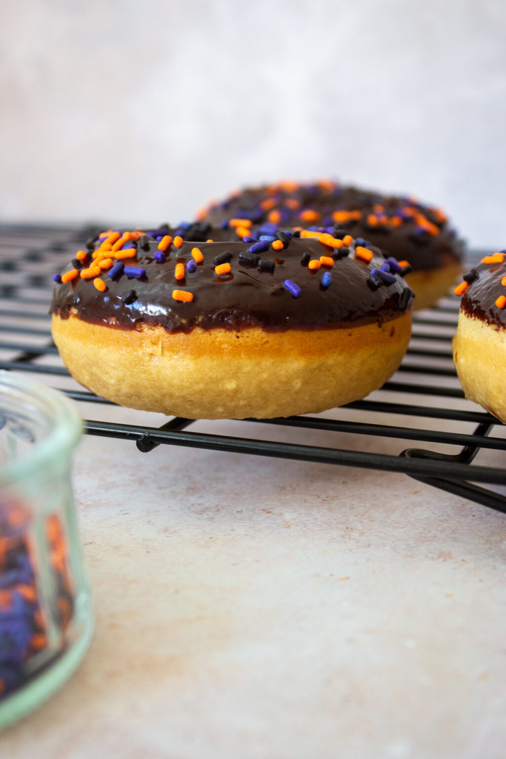 Chocolate Dip Donuts - Taffey Bakery