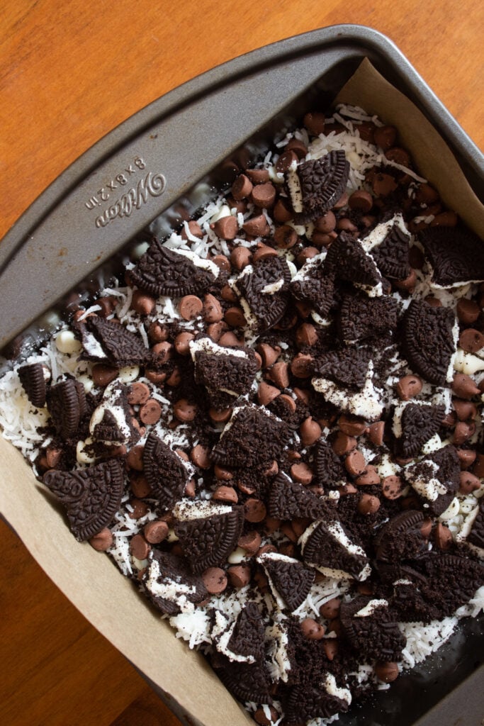 Oreo Magic Bars - Taffey Bakery