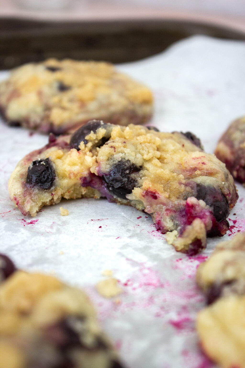 Blueberry Muffin Cookies - Taffey Bakery