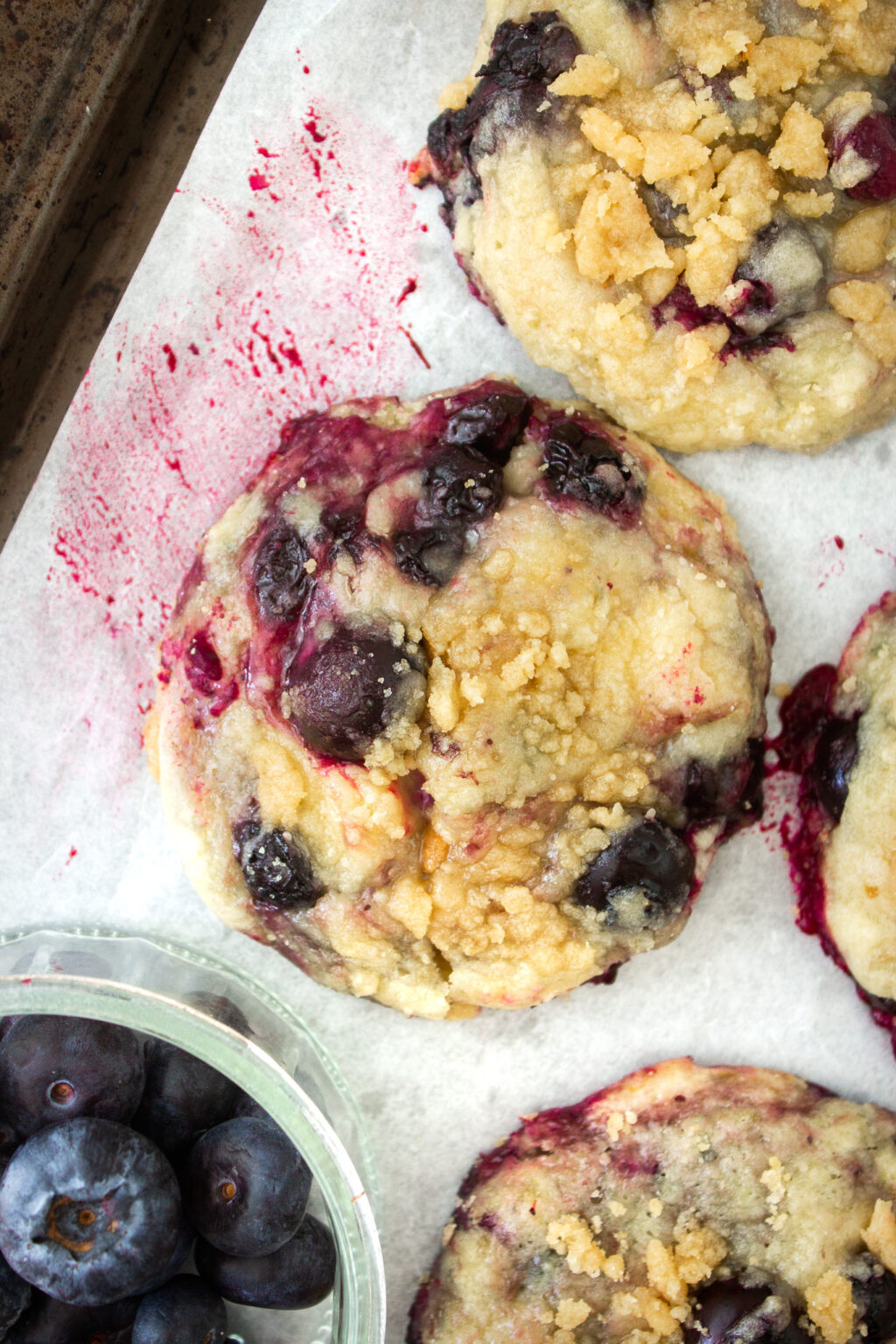 Blueberry Muffin Cookies - Taffey Bakery
