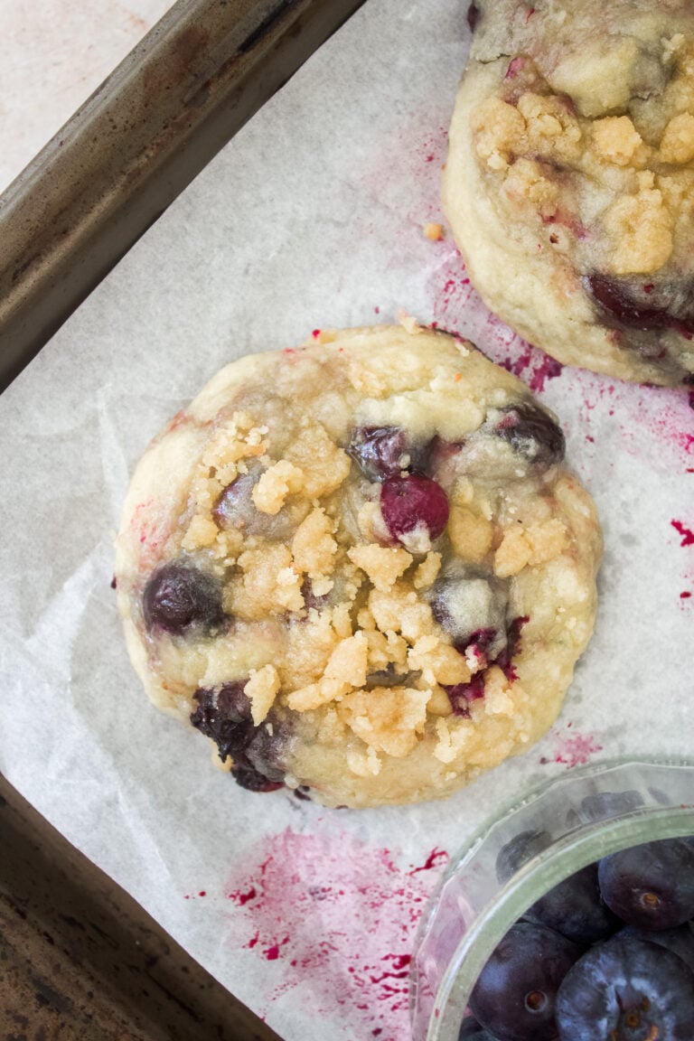 Blueberry Muffin Cookies - Taffey Bakery