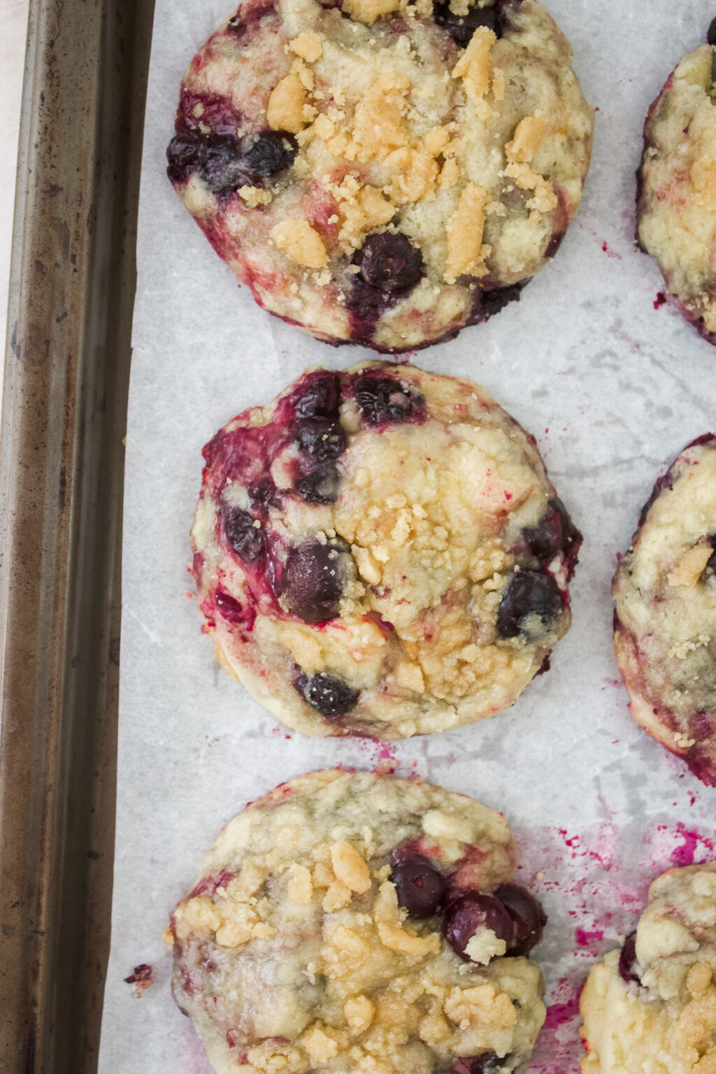 Blueberry Muffin Cookies - Taffey Bakery