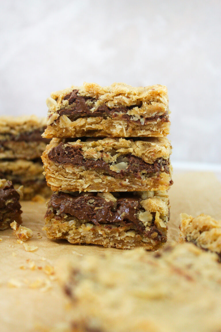 Nutella Crumble Bars - Taffey Bakery