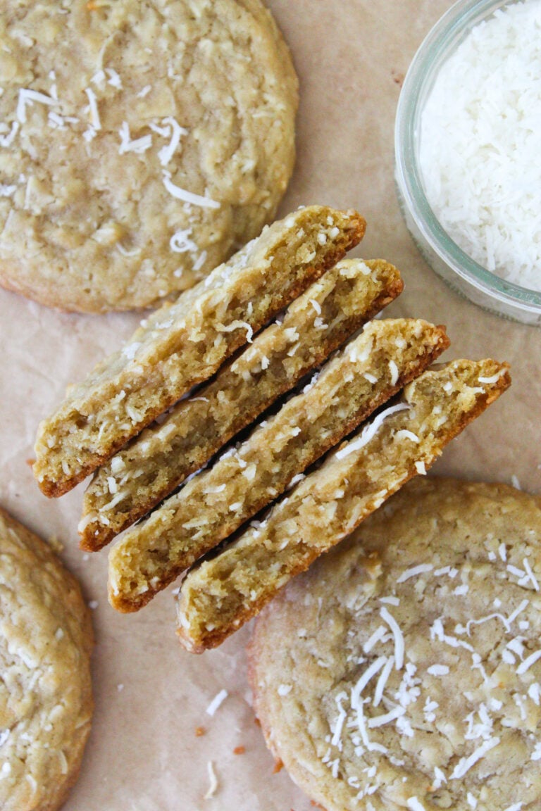 Chewy Coconut Cookies - Taffey Bakery
