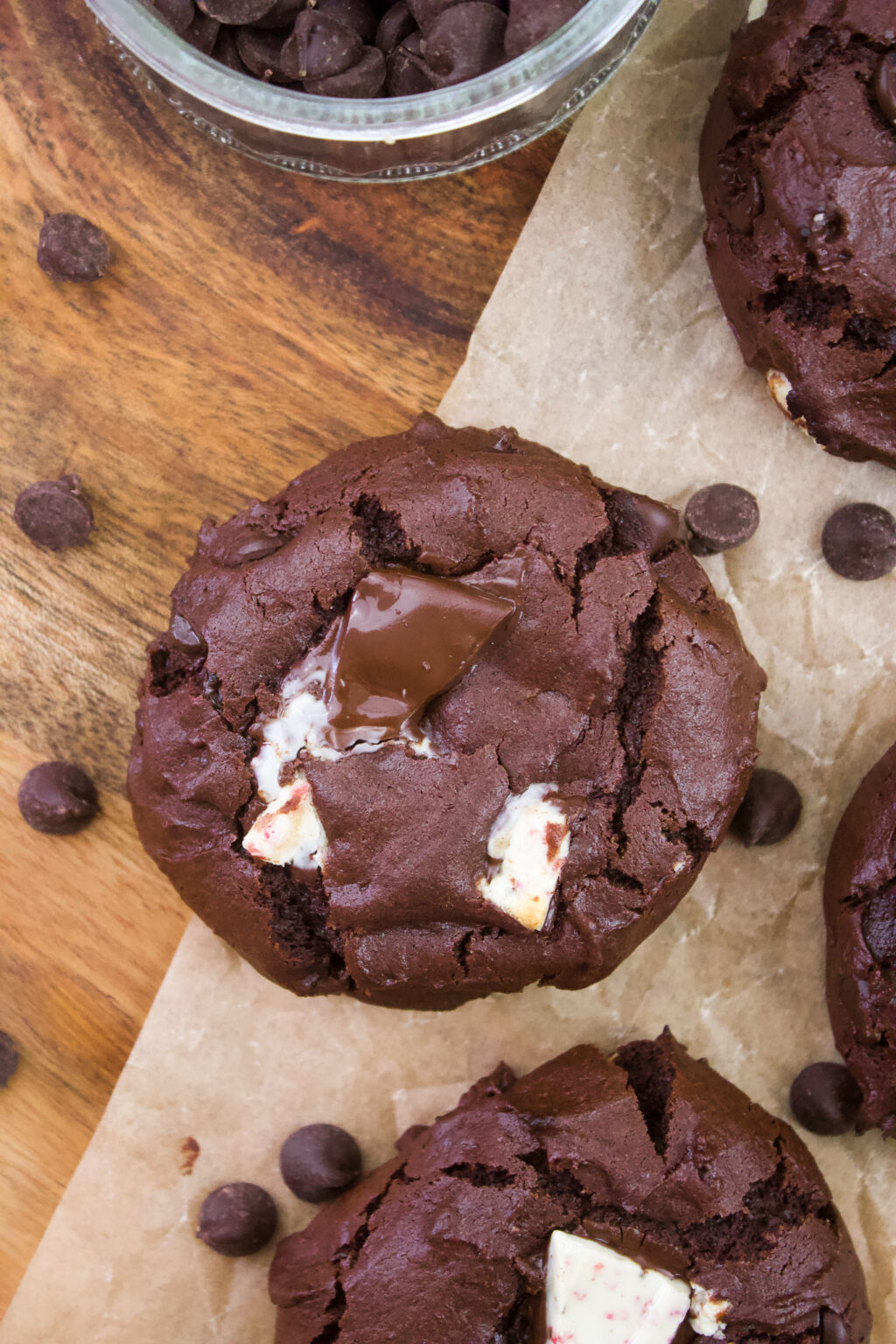 Peppermint Bark Cookies - Taffey Bakery