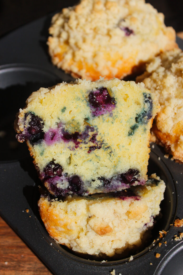 Bakery Style Blueberry Muffins - Taffey Bakery