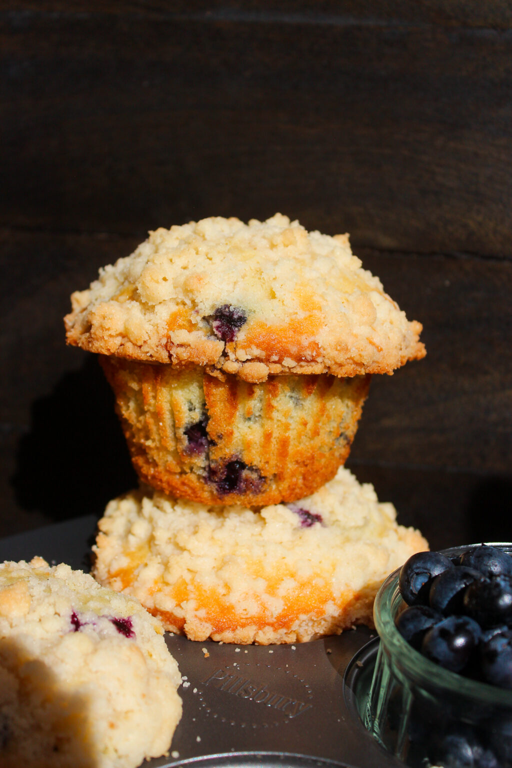 Bakery Style Blueberry Muffins - Taffey Bakery