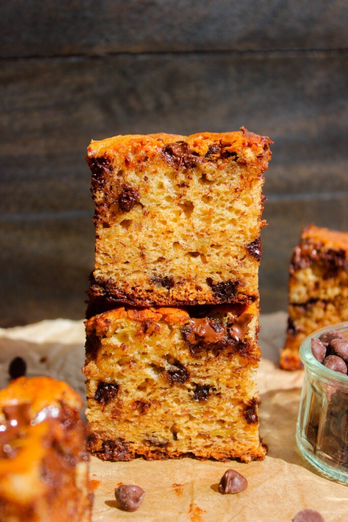 Condensed Milk Banana Bread Bars - Taffey Bakery
