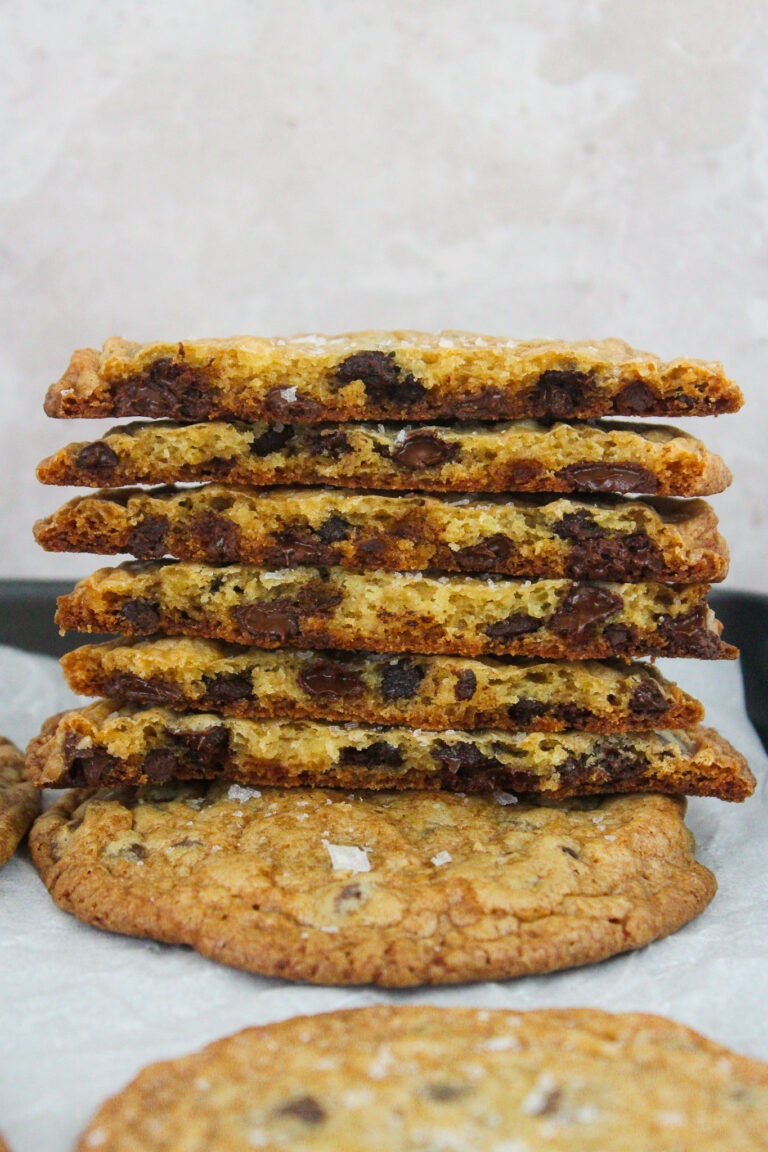 Thin and Crispy Chocolate Chip Cookies - Taffey Bakery