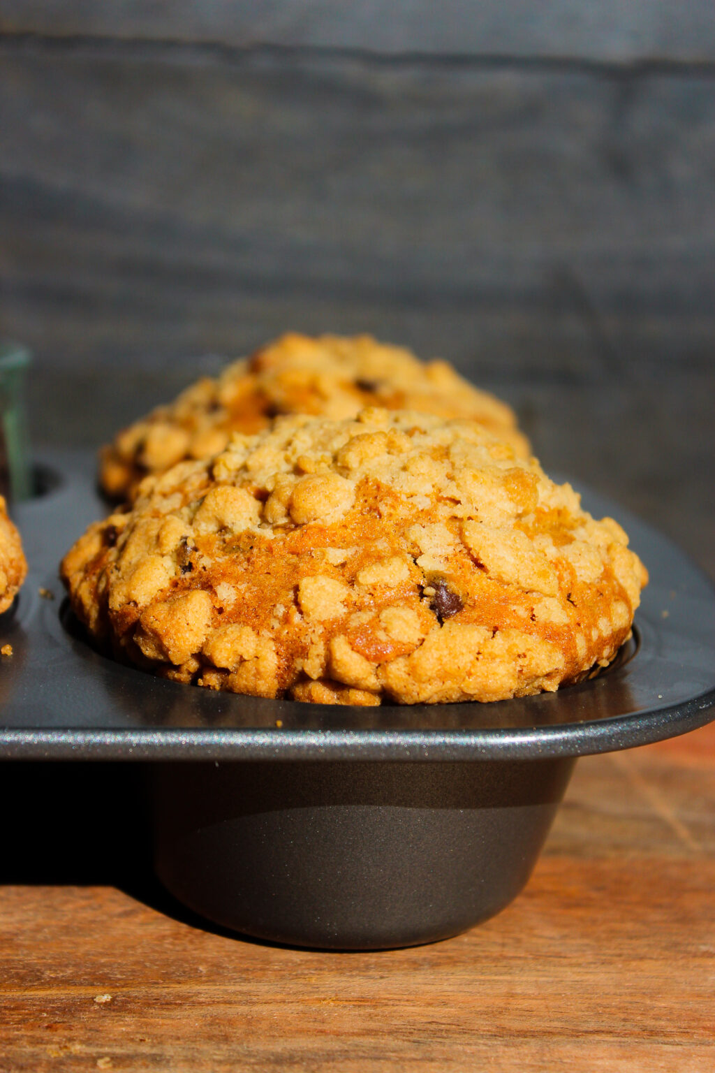 Bakery Style Chocolate Chip Muffins - Taffey Bakery