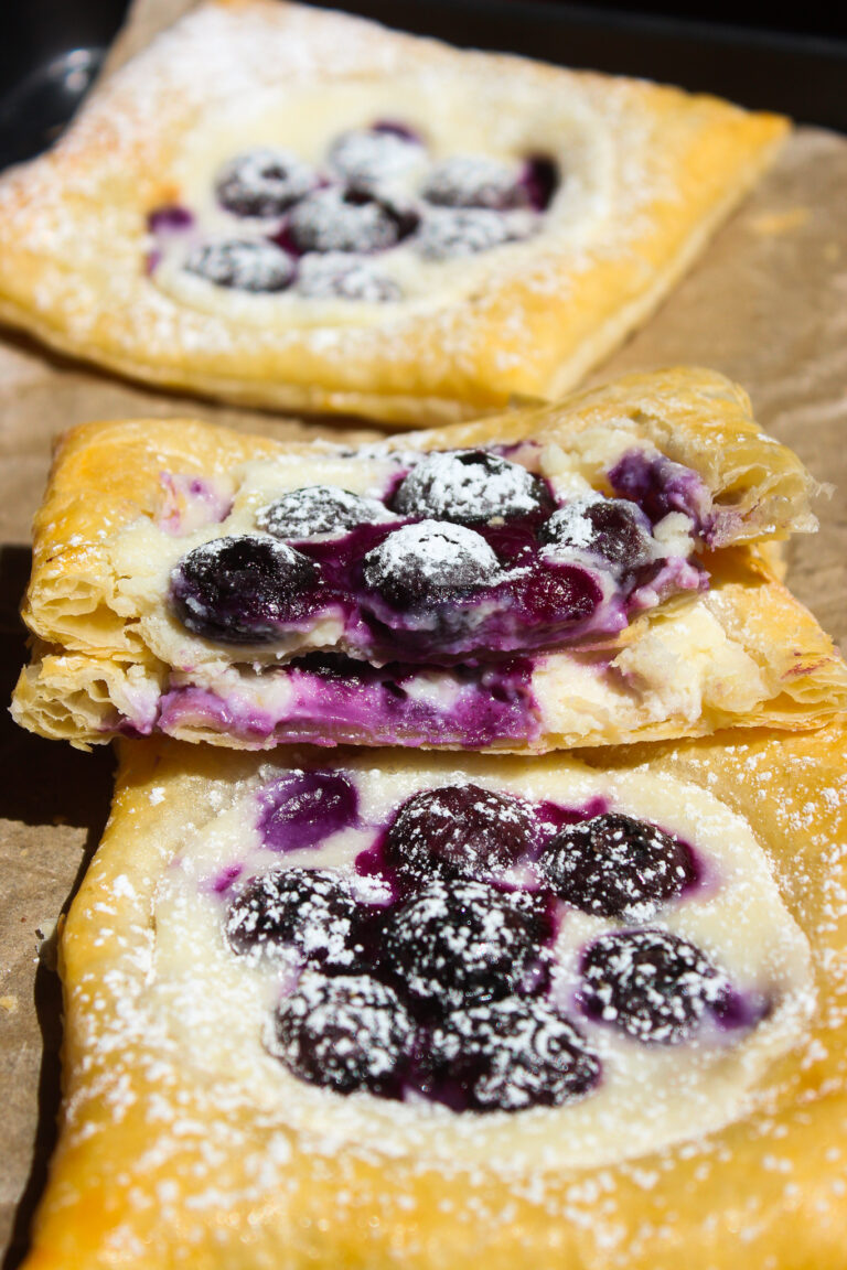 Blueberry Danishes - Taffey Bakery