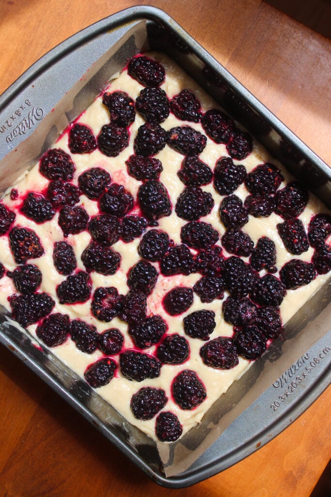 Blackberry Almond Cake - Taffey Bakery