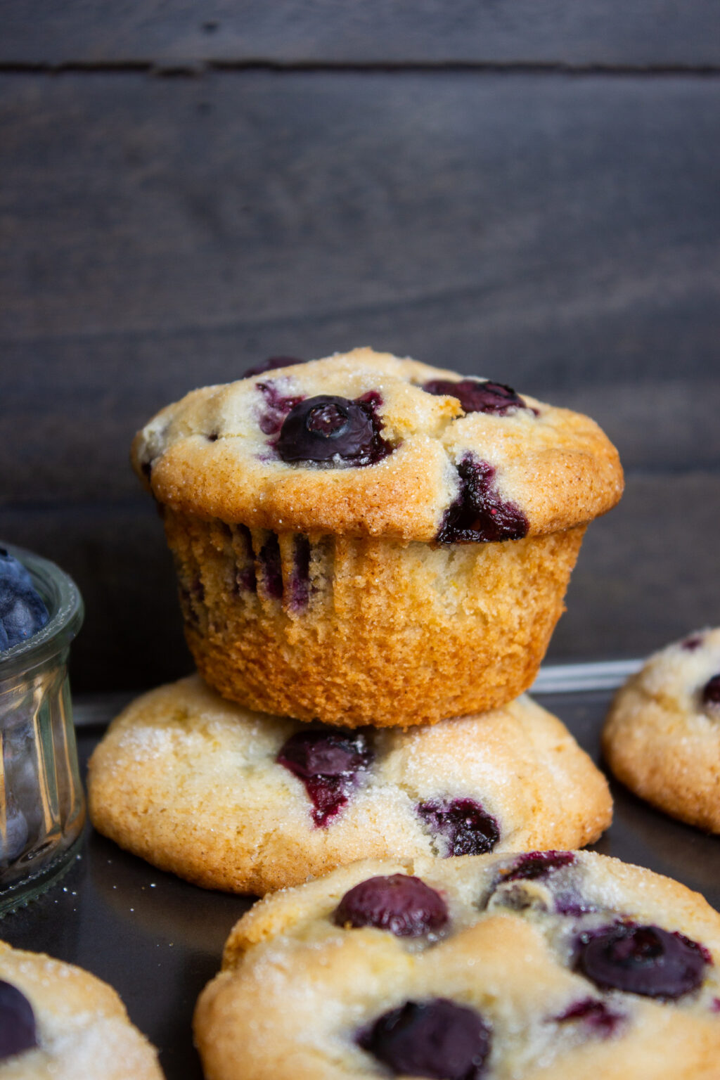 Easy Lemon Blueberry Muffins - Taffey Bakery