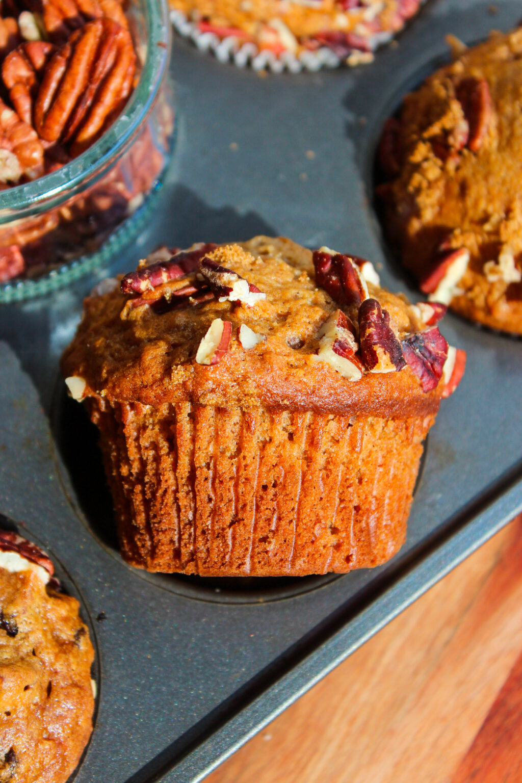 Maple Pecan Muffins - Taffey Bakery