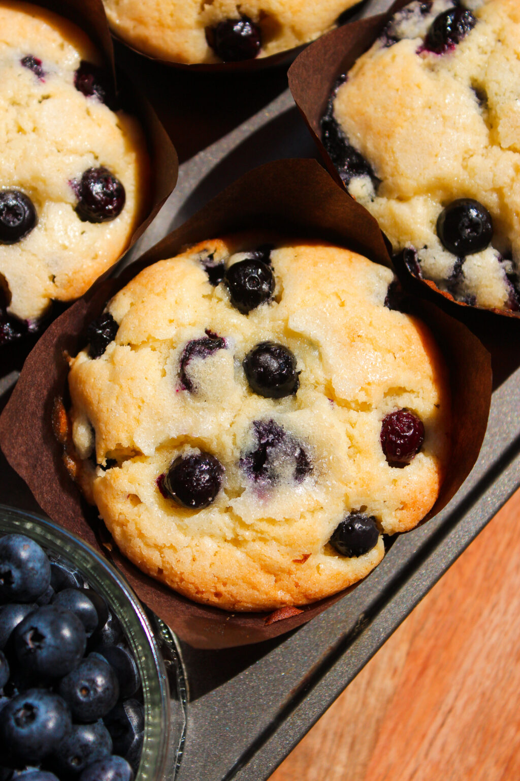 Melt In Your Mouth Blueberry Muffins - Taffey Bakery