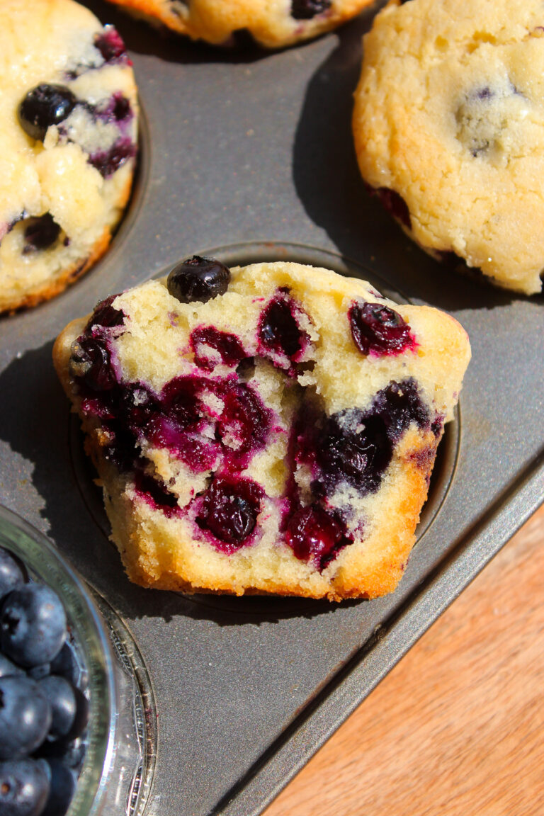 Melt In Your Mouth Blueberry Muffins - Taffey Bakery