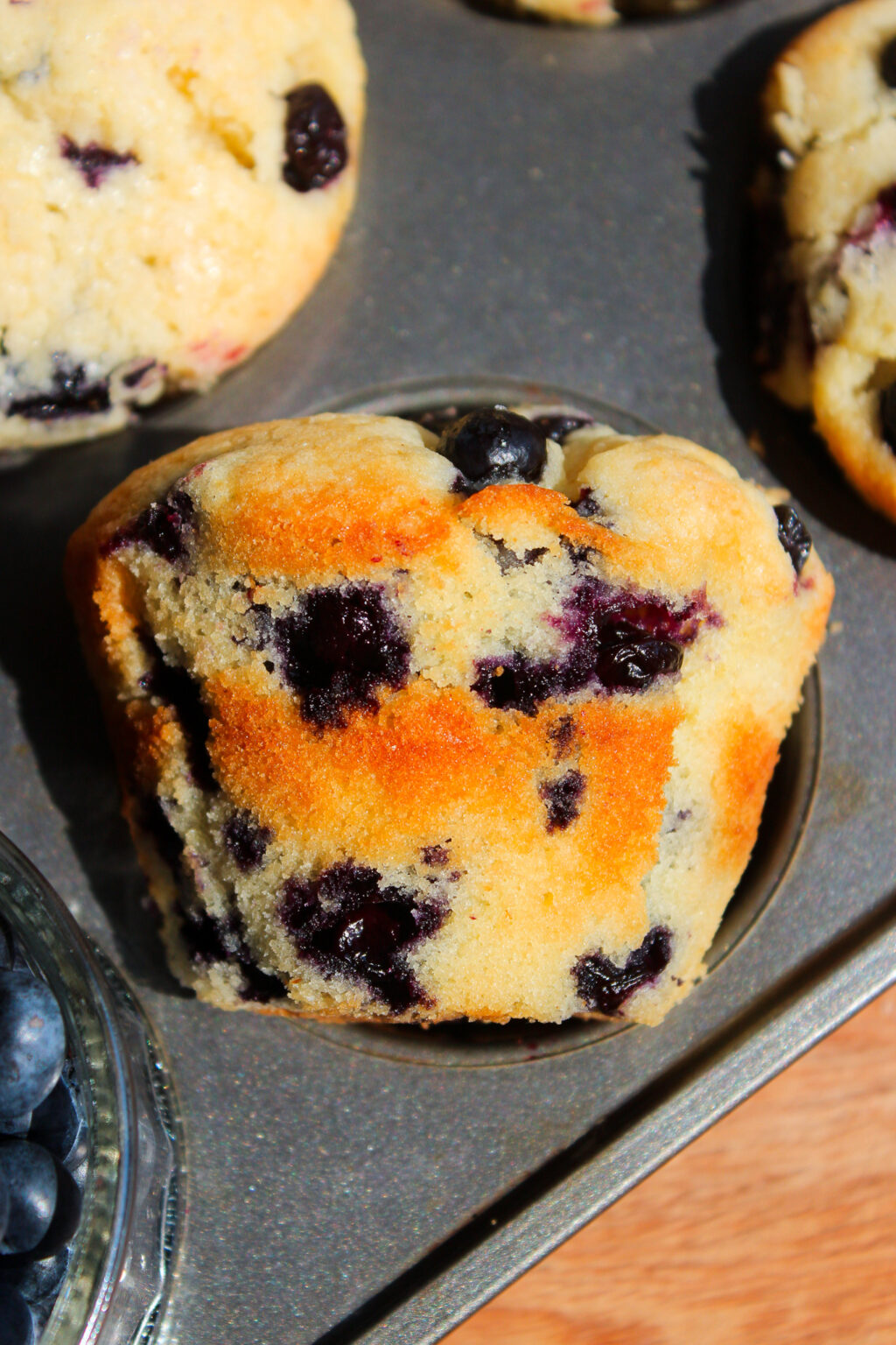 Melt In Your Mouth Blueberry Muffins - Taffey Bakery