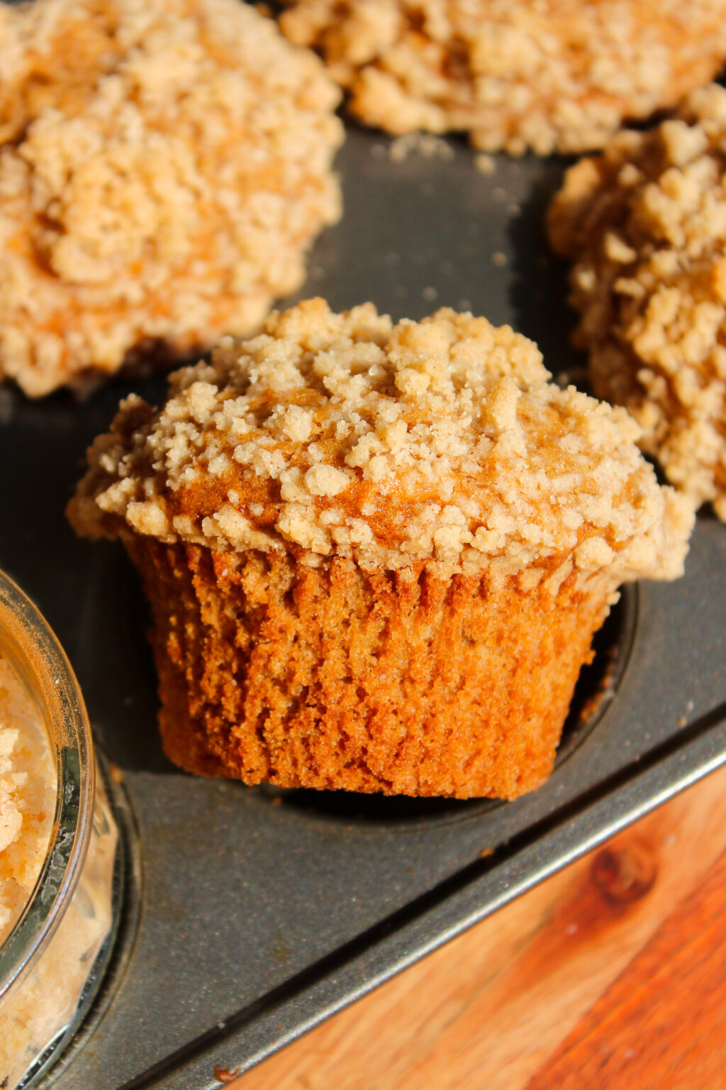 Applesauce Streusel Muffins - Taffey Bakery