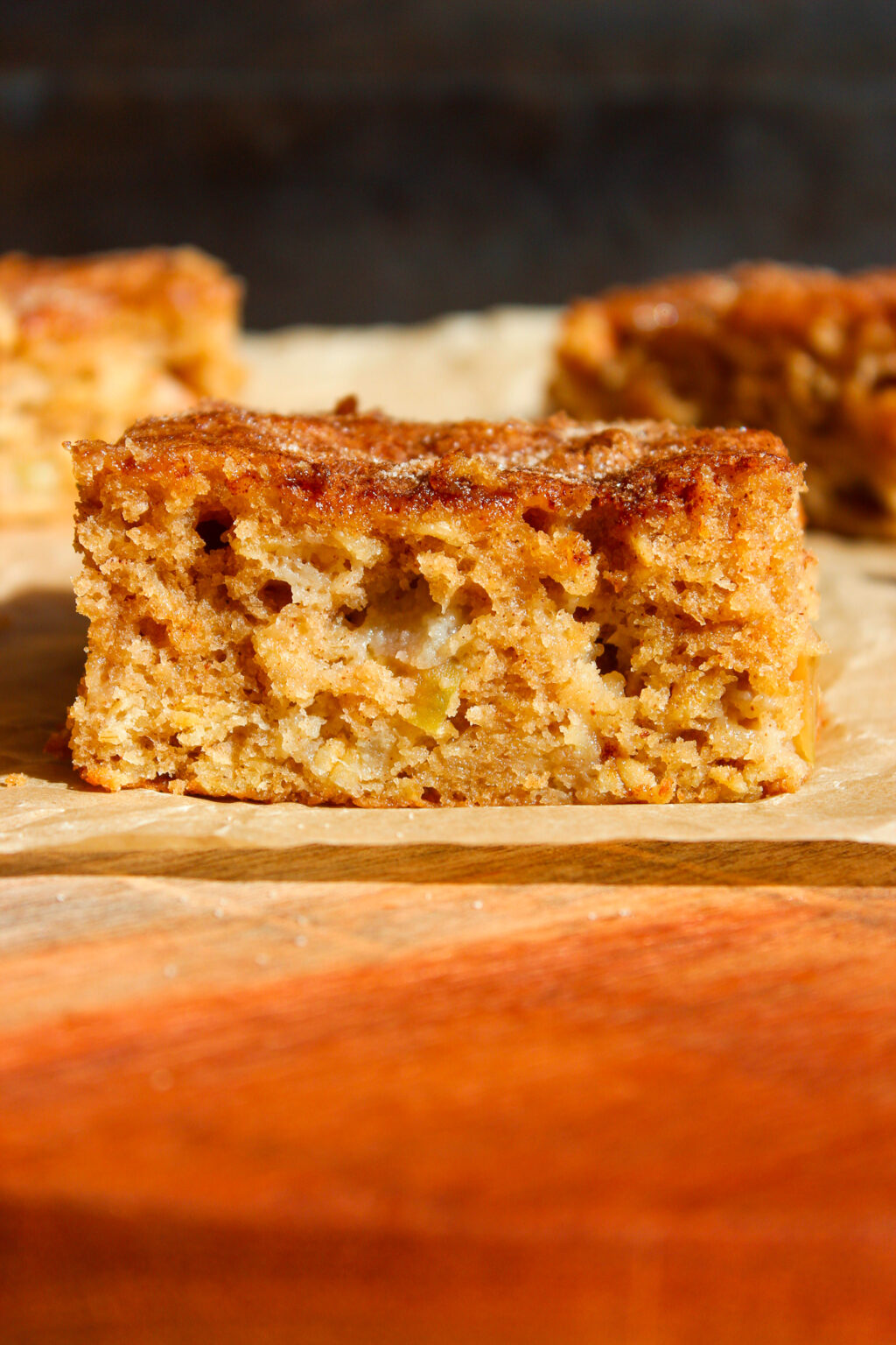 Applesauce Oatmeal Breakfast Cake - Taffey Bakery