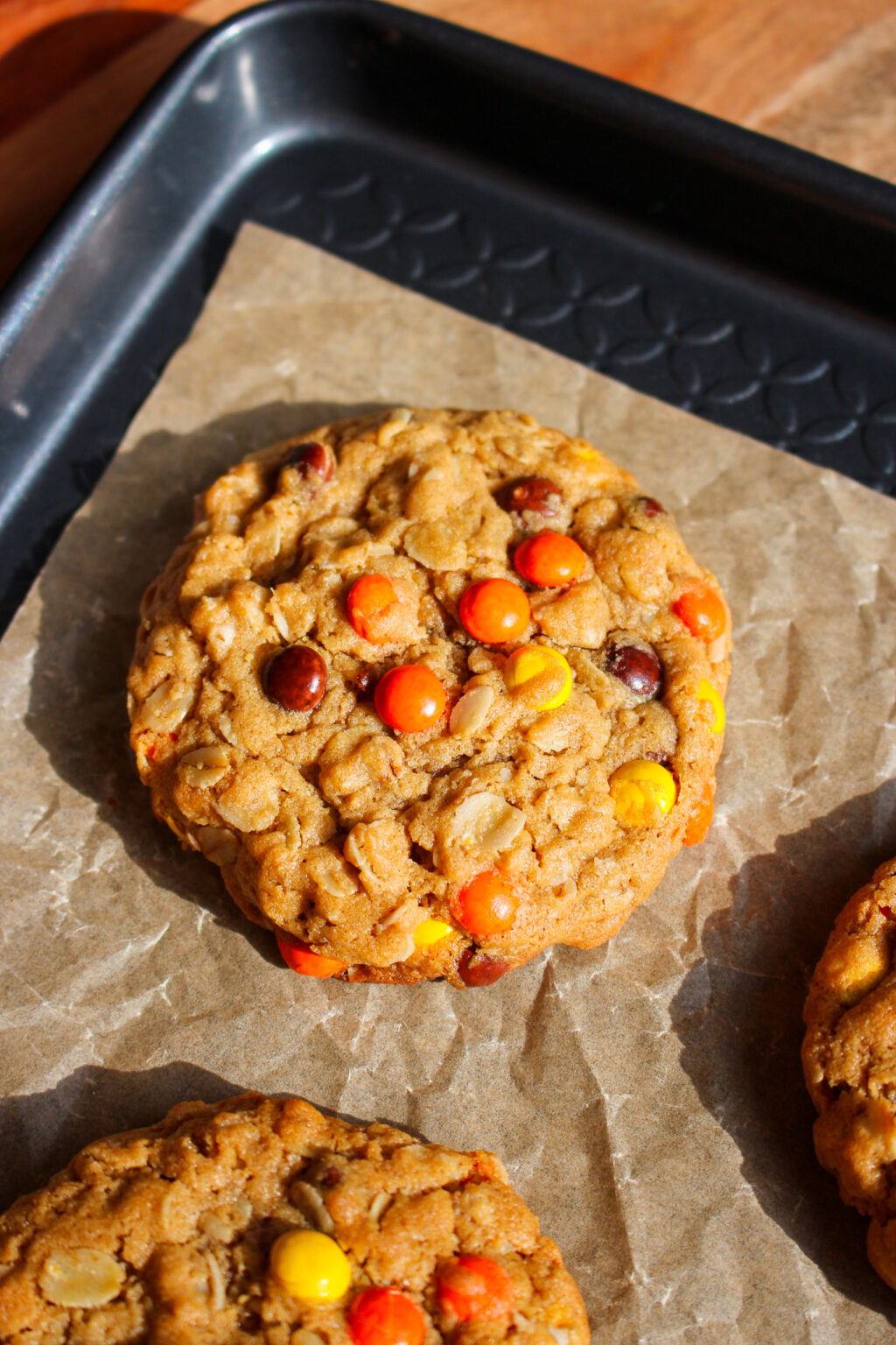 Peanut Butter Oatmeal Reese's Cookies - Taffey Bakery