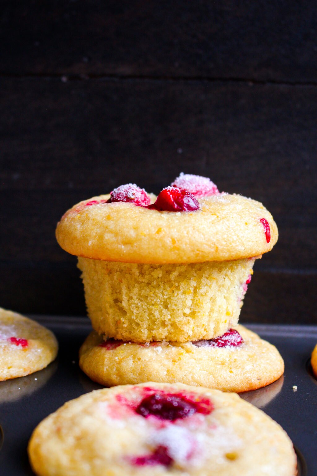 Sour Cream Cranberry Orange Muffins - Taffey Bakery