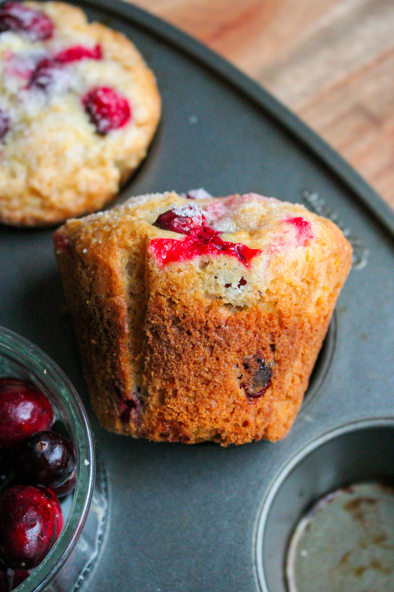 Bakery Style Cranberry Orange Muffins - Taffey Bakery