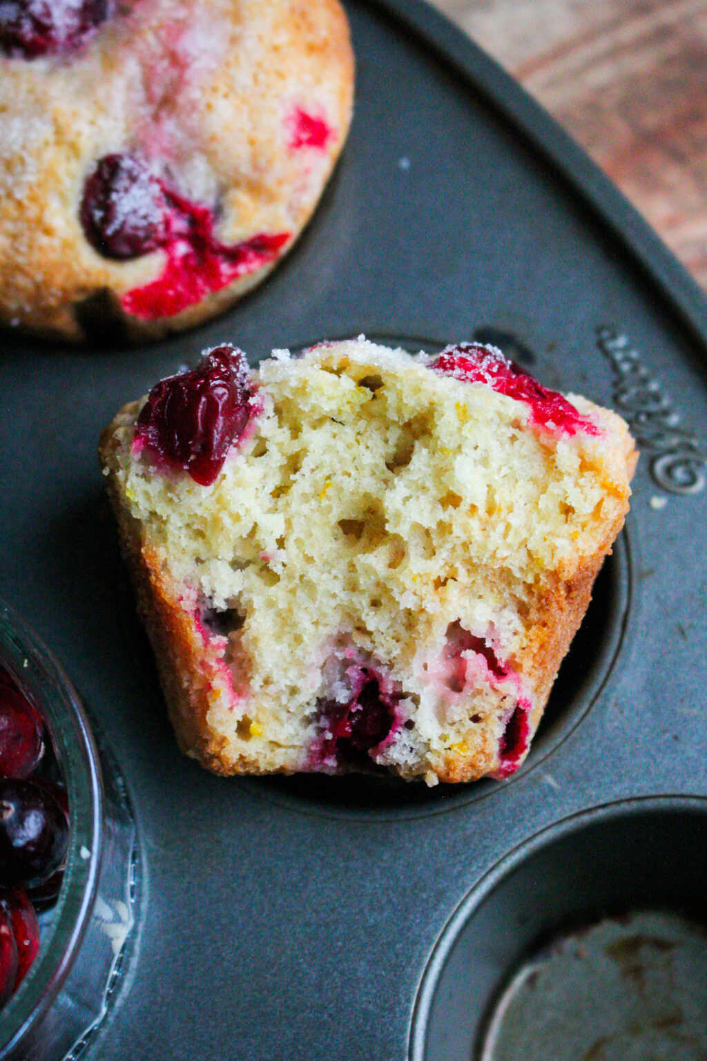 Bakery Style Cranberry Orange Muffins - Taffey Bakery
