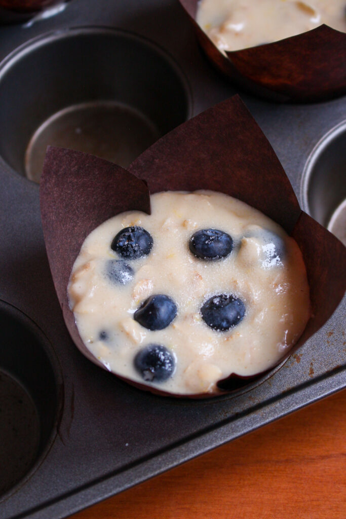 Blueberry Oatmeal Muffins - Taffey Bakery