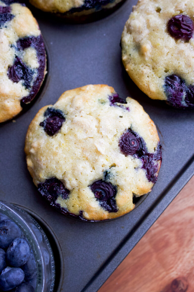 Blueberry Oatmeal Muffins - Taffey Bakery