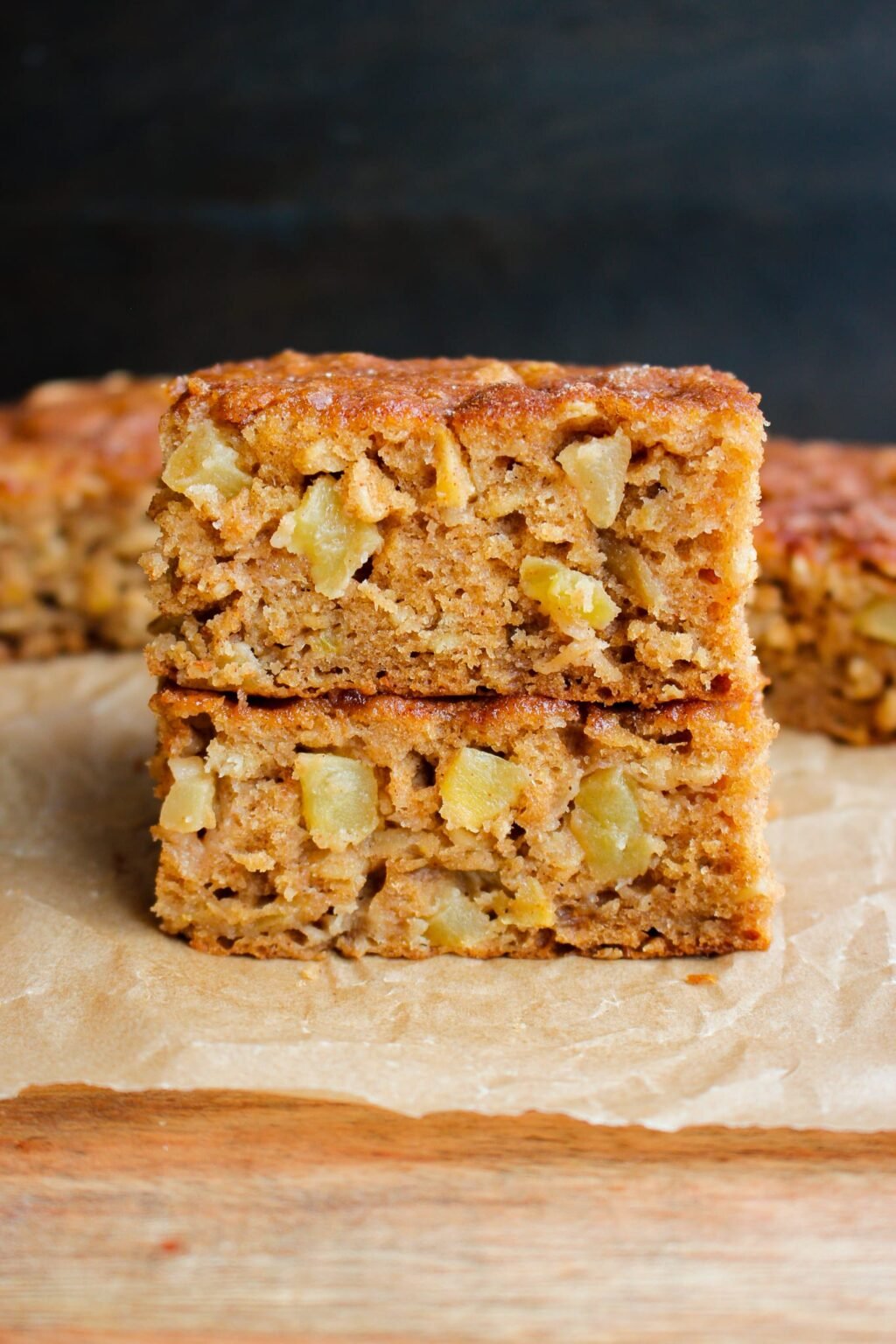 Easy Apple Oatmeal Cake - Taffey Bakery