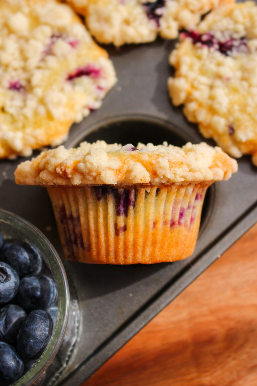 Olive Oil Blueberry Muffins - Taffey Bakery