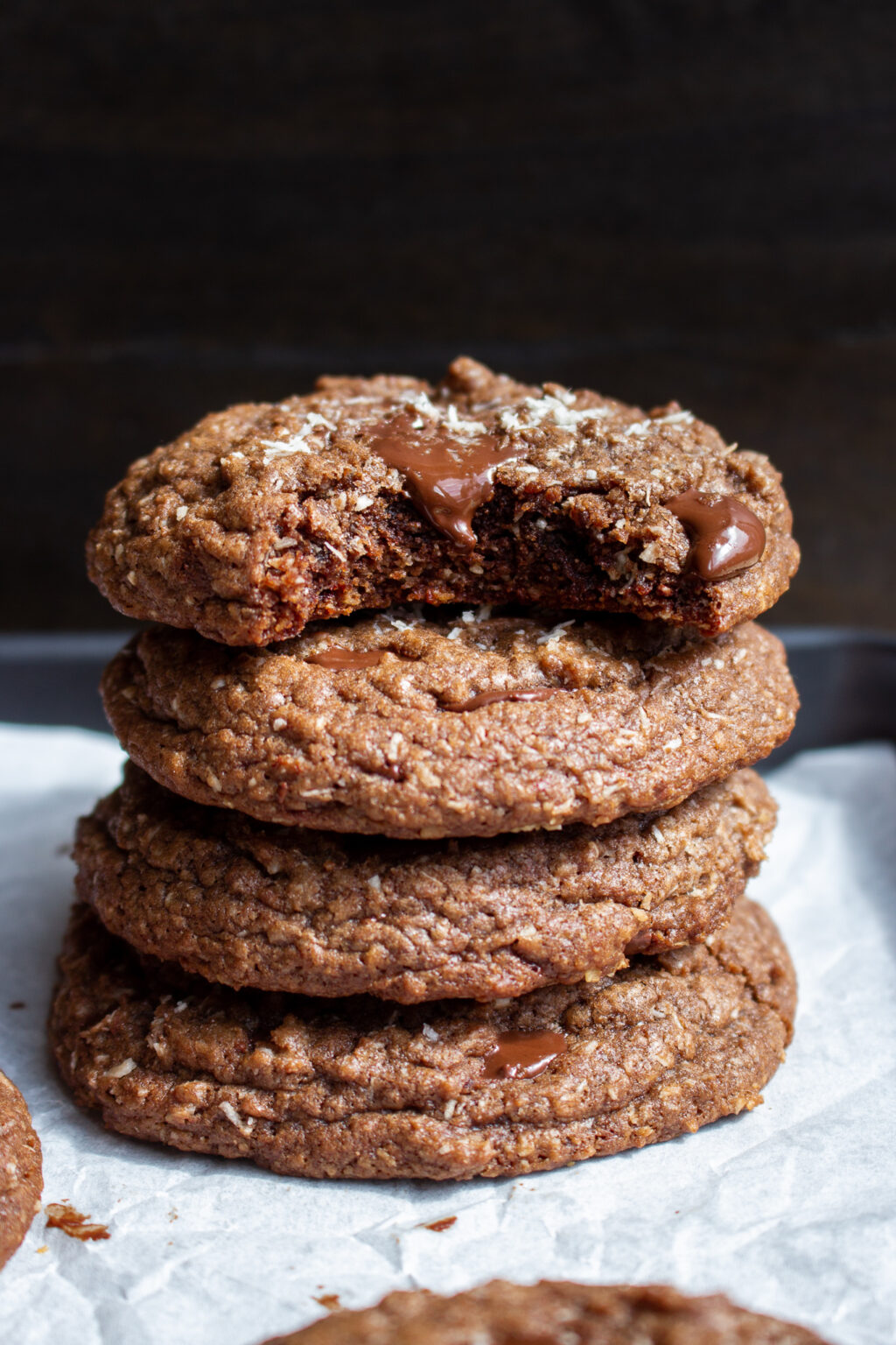 Coconut Chocolate Cookies - Taffey Bakery