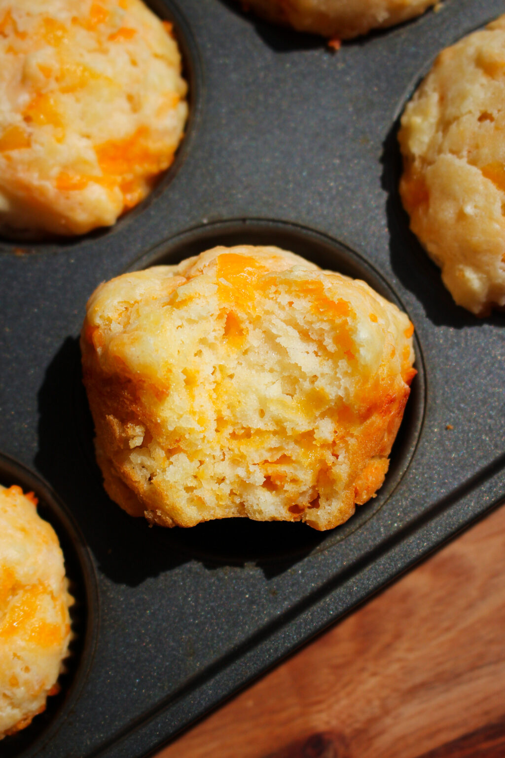 Quick and Easy Cheese Muffins - Taffey Bakery