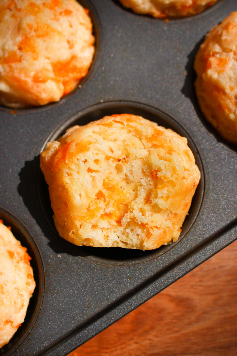 Quick and Easy Cheese Muffins - Taffey Bakery