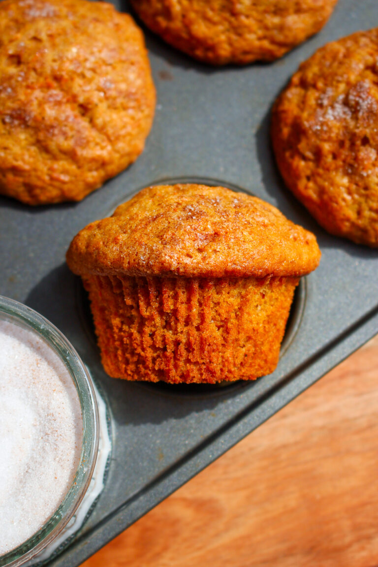 Easy Carrot Muffins - Taffey Bakery