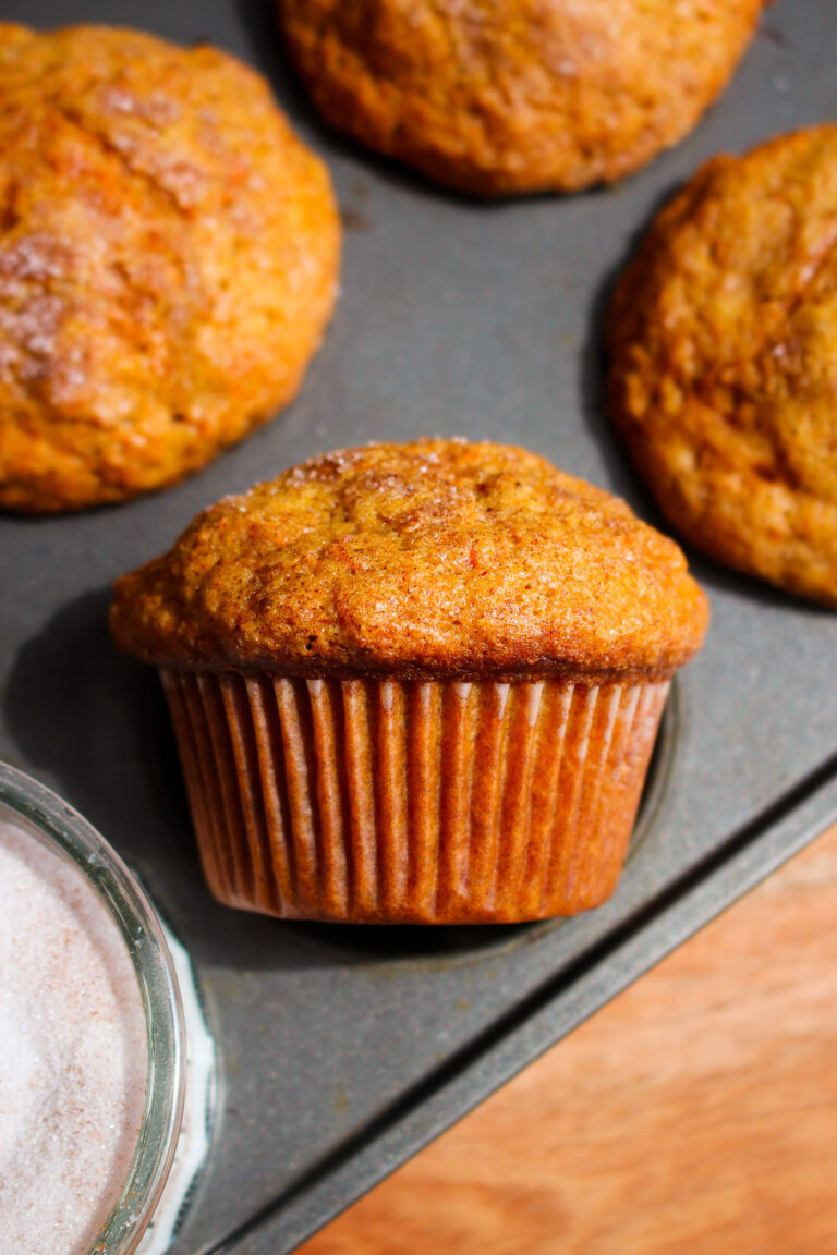 Easy Carrot Muffins - Taffey Bakery