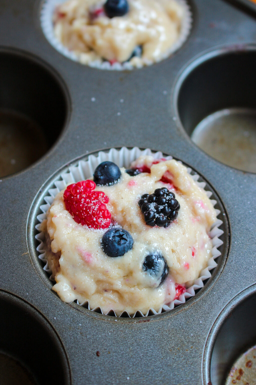 Triple Berry Muffins - Taffey Bakery