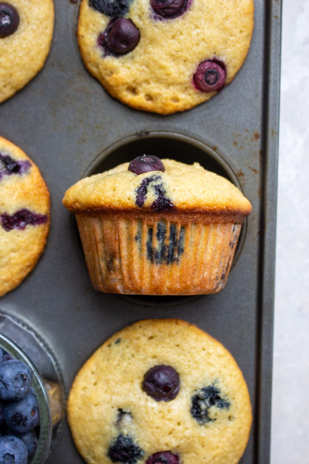 Blueberry Cornbread Muffins - Taffey Bakery