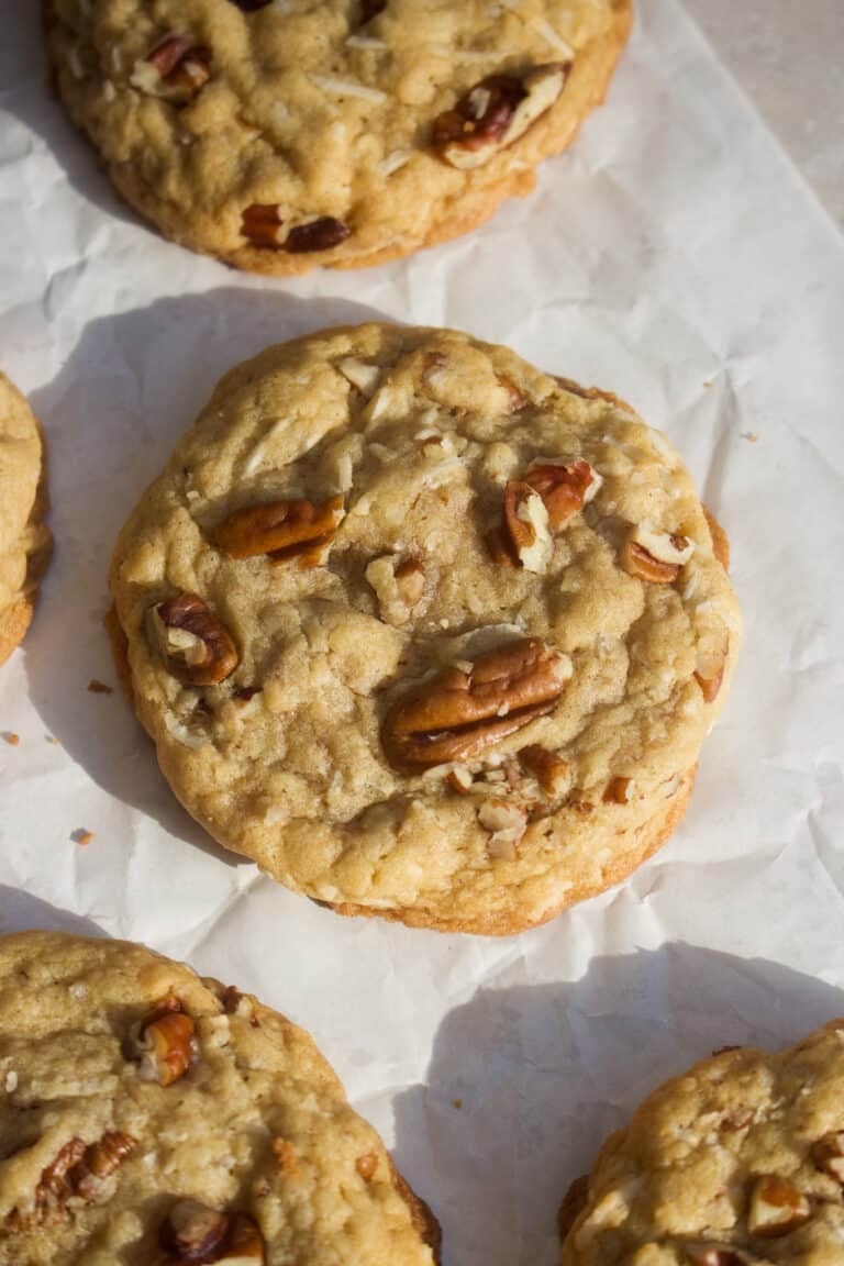 Coconut Pecan Cookies - Taffey Bakery